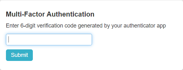 Configuring Authenticator app (verification code)